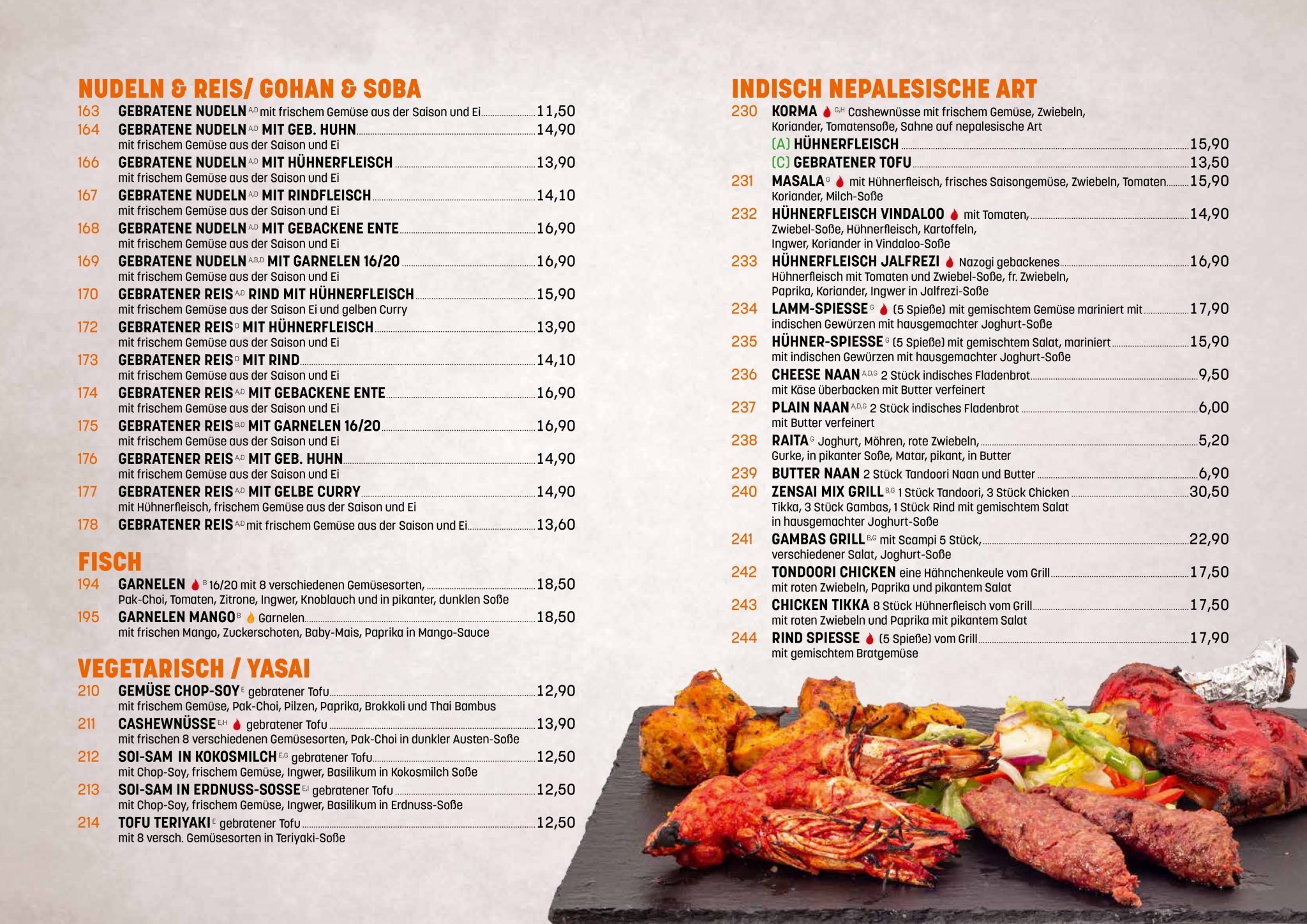 Menu – Zensai Hamburg | Offizielle Website | Alle Rechte vorbehalten